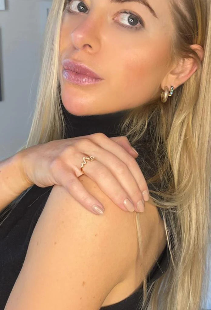 Add a Touch of Glamour with Diamond Signet Rings from Anna Lou of Lond ...